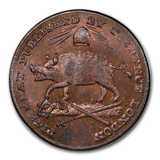 Buy 1795 Middlesex Farthing Conder Token MS-65 PCGS (RB) | APMEX