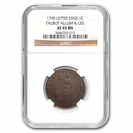 Buy 1795 Talbot, Allum & Lee Colonial Cent XF-45 | APMEX