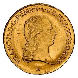 1796-B Austrian Netherlands Gold Souverain d'Or MS-64 NGC