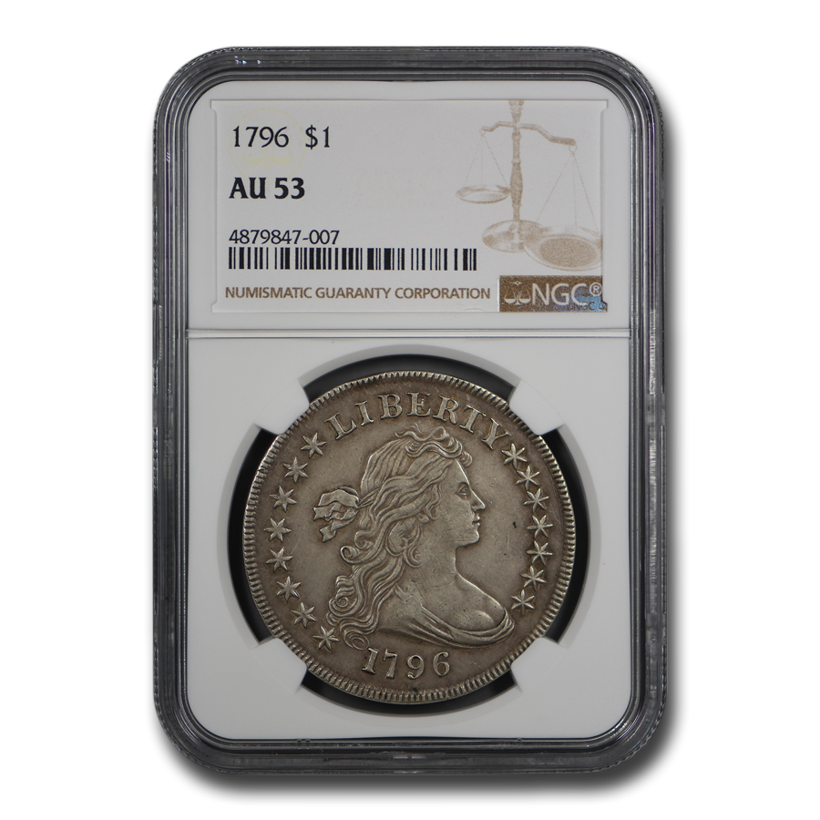 Buy 1796 Draped Bust Dollar AU-53 NGC | APMEX