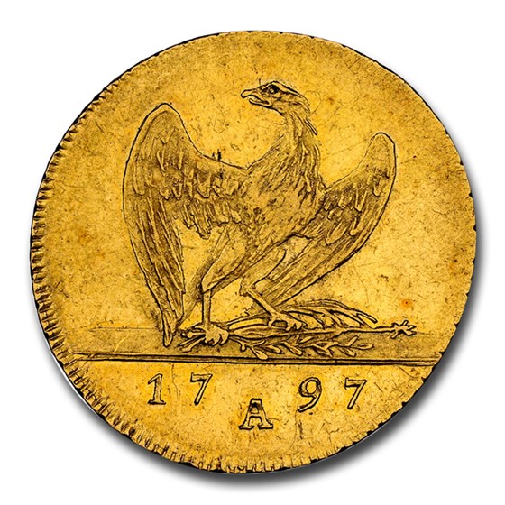 1797-A Germany Gold Frederick d'Or MS-60 NGC (Prussia)