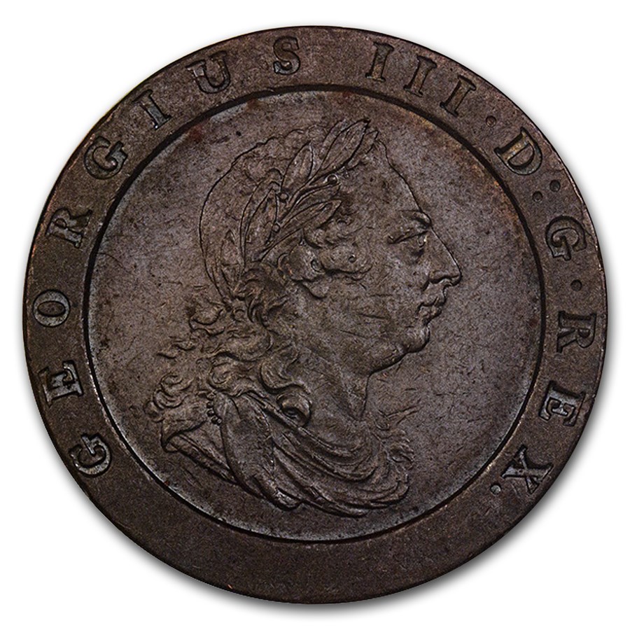 Buy 1797 Copper Twopence AU-55 NGC (Brown) | APMEX