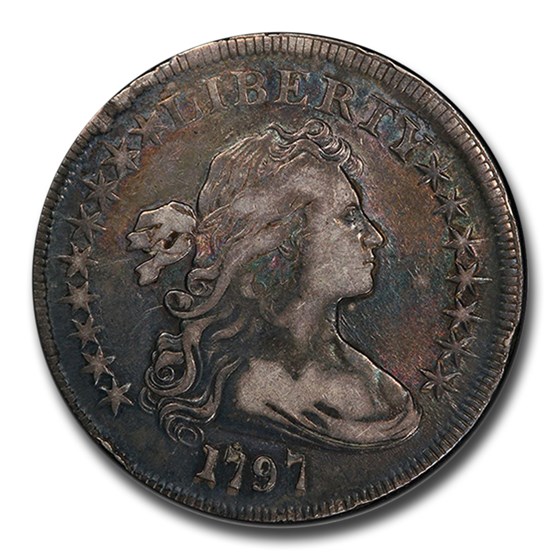 Buy 1797 Draped Bust Dollar VF-30 PCGS (9x7 Stars, Large Letters) | APMEX