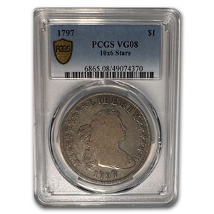 Buy 1797 Draped Bust Dollar VG-8 PCGS (10x6 Stars) | APMEX