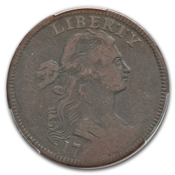 Buy 1797 Draped Bust Large Cent VF-20 PCGS (Rev of 1797, Stems) | APMEX