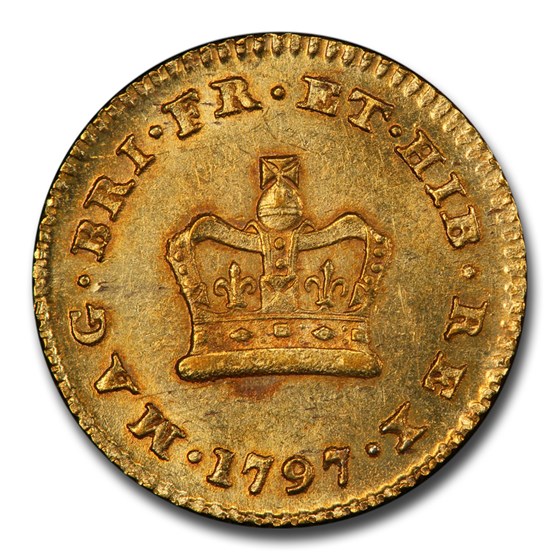 Buy 1797 Great Britain Gold Third-Guinea George III MS-62 PCGS | APMEX