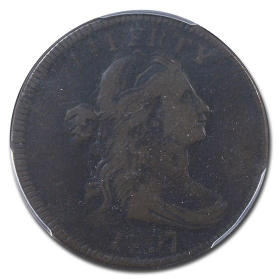 Buy 1797 Large Cent Fine-12 PCGS (Brown, Stems, Rev. of 97) | APMEX
