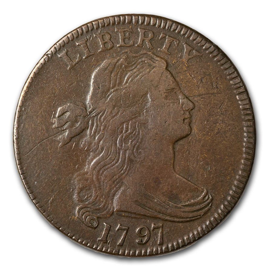 Buy 1797 Large Cent Reverse of 97 With Stems VF | APMEX