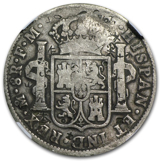 Buy 1797 Mexico Silver 8 Reales VF Details NGC (Chopmarked) | APMEX