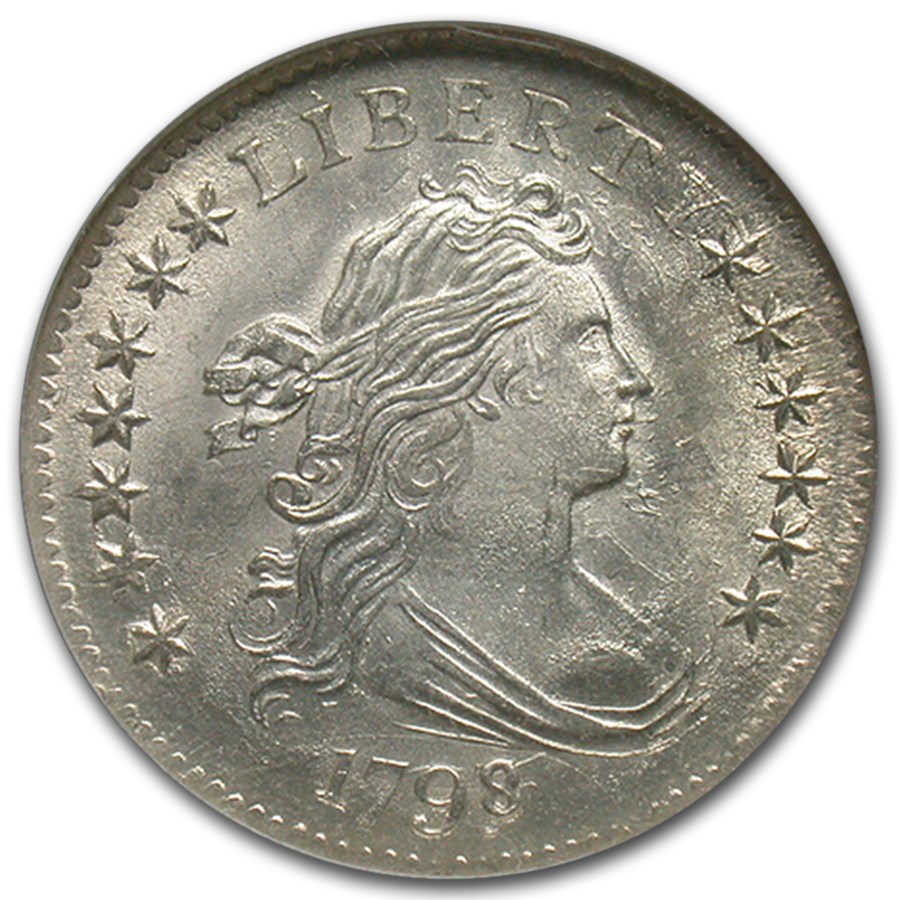 Buy 1798/7 Draped Bust Dime 16 Stars MS-66 NGC | APMEX