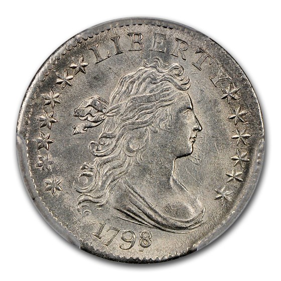 Buy 1798/7 Draped Bust Dime MS-64 PCGS (16 Stars Reverse) | APMEX