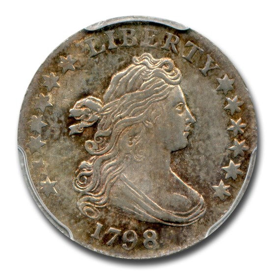 Buy 1798 Draped Bust Dime MS-63 PCGS (Large 8) | APMEX
