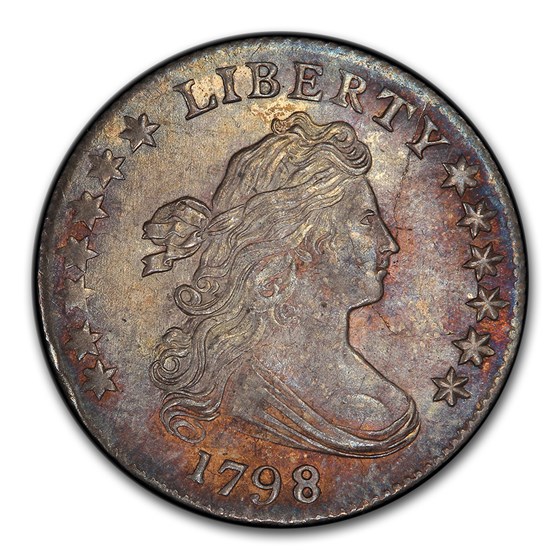Buy 1798 Draped Bust Dime MS-64 PCGS CAC (JR-4 Large 8) | APMEX