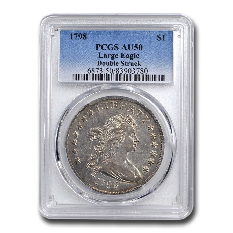 Buy 1798 Draped Bust Dollar AU-50 Double Struck | APMEX