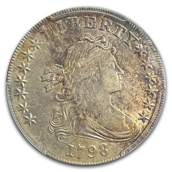 Buy 1798 Draped Bust Dollar AU-55 PCGS (10 Arrows) | APMEX