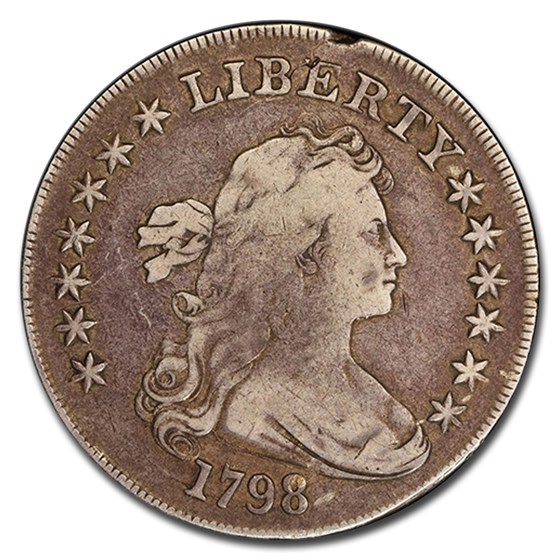 Buy 1798 Draped Bust Dollar Fine-12 PCGS | APMEX