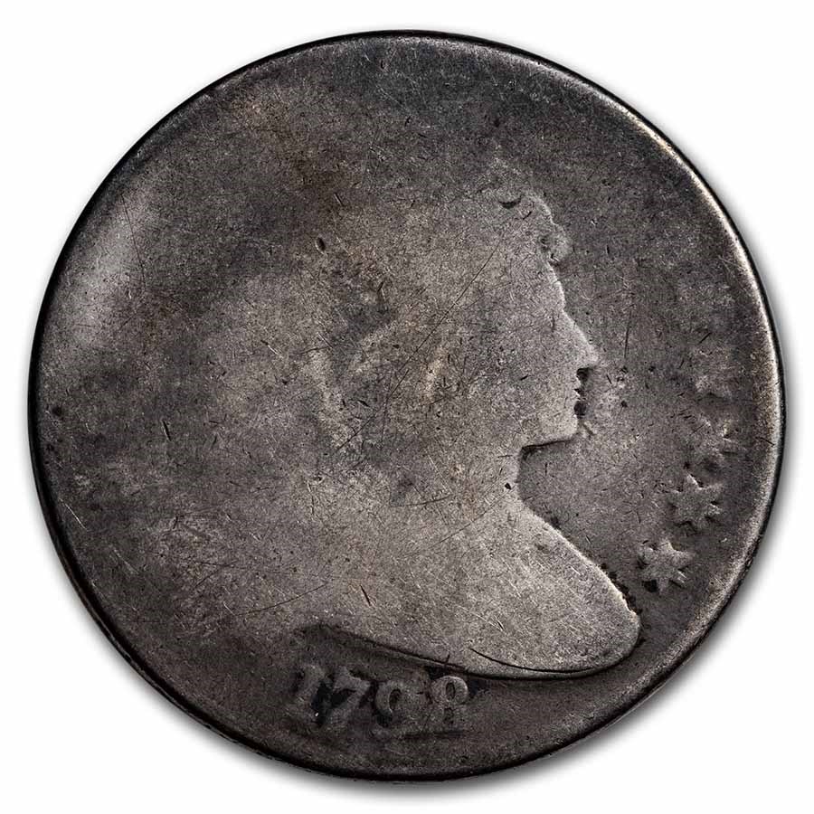 Buy 1798 Draped Bust Dollar Heraldic Eagle Fair | APMEX