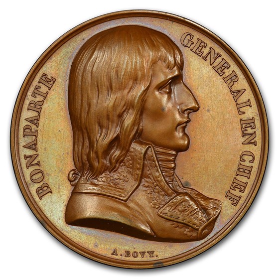 Buy 1798 France Napoleon in Egypt Bronzed Copper Medal SP-65 PCGS | APMEX