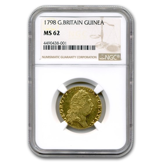 Buy 1798 Great Britain Gold Guinea George III MS-62 NGC | APMEX