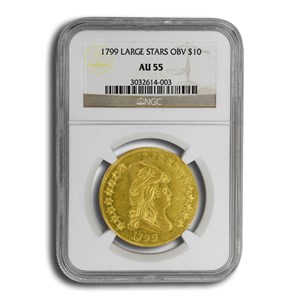 Buy 1799 $10 Turban Head Gold Eagle AU-55 NGC (Large Stars Obv.) | APMEX