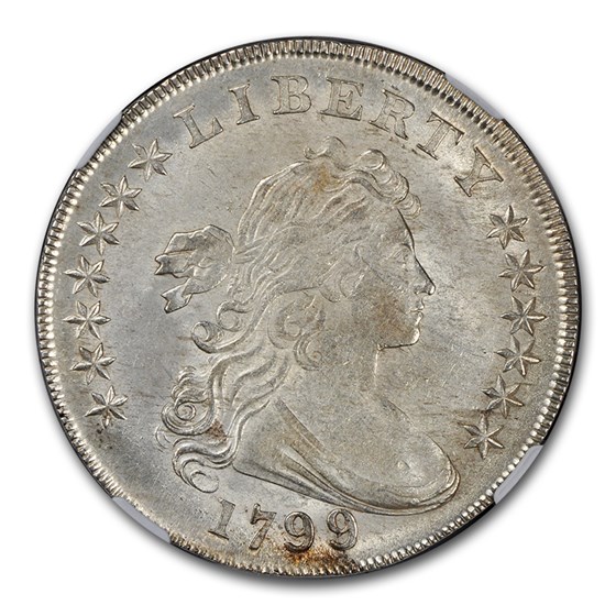 Buy 1799/8 Draped Bust Dollar MS-63 NGC (13 Stars Rev BB-142, B-1) | APMEX