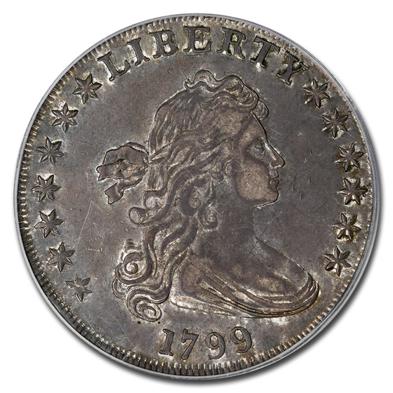 Buy 1799 Draped Bust Dollar AU-50 PCGS CAC | APMEX