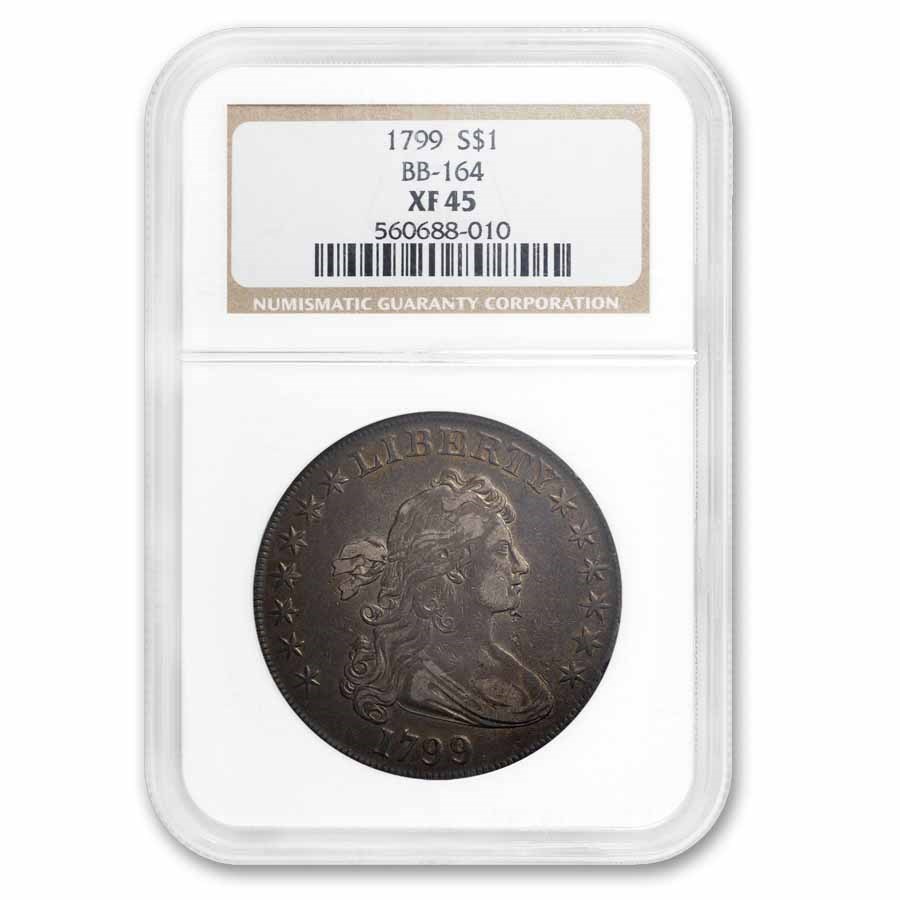 Buy 1799 Draped Bust Dollar XF-45 NGC | APMEX