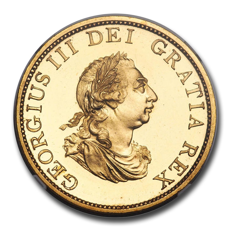 Buy 1799 Great Britain Gilt Copper Half Penny Pattern PF-66 Cameo | APMEX