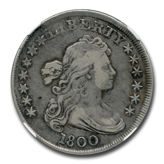 Buy 1800 Draped Bust Dollar VF-25 NGC (Double Struck Rotated) | APMEX
