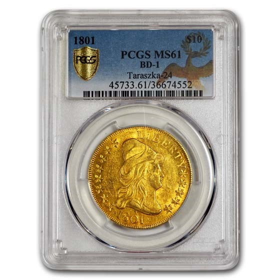 Buy 1801 $10 Turban Head Gold Eagle MS-61 PCGS (BD-1) | APMEX