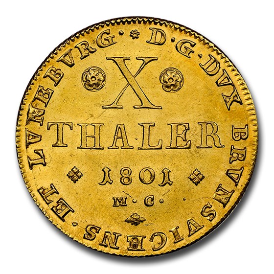 Buy 1801 Germany Gold 10 Thaler Ferdinand MS-65 NGC | APMEX