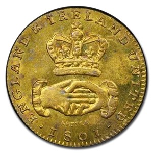 1801 Great Britain Unification Medal MS-64 PCGS