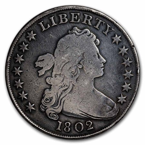Buy 1802/1 Draped Bust Dollar Fine | APMEX