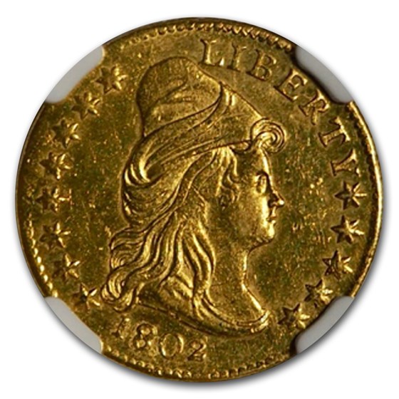Buy 1802 $2.50 Capped Bust Gold Quarter Eagle MS-61 NGC | APMEX