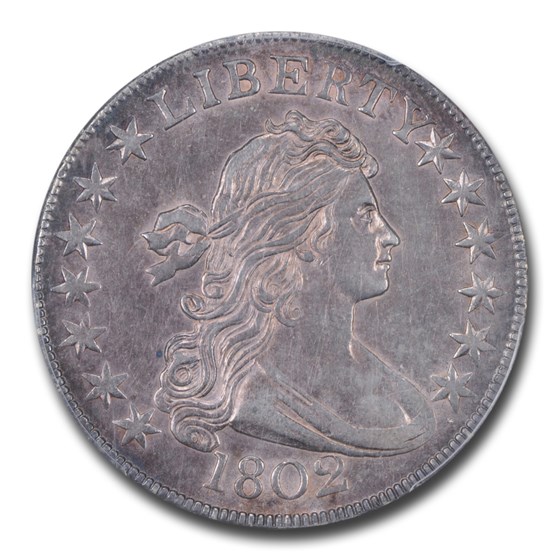 Buy 1802 Bust Half Dollar AU-55 PCGS | APMEX