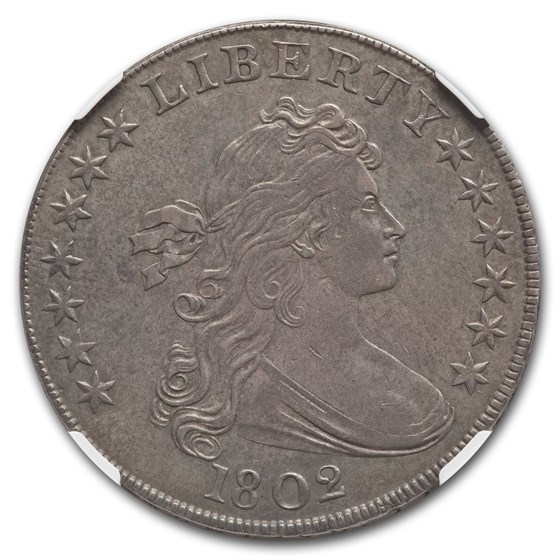 Buy 1802 Draped Bust Dollar AU-53 NGC | APMEX