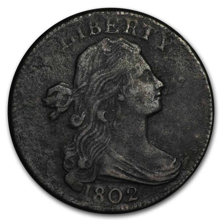 Buy 1802 Large Cent w/Stems XF (Details) | APMEX