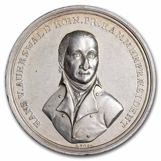 Buy 1802 Prussia Brandenburg Silver Medal Civil Service | APMEX