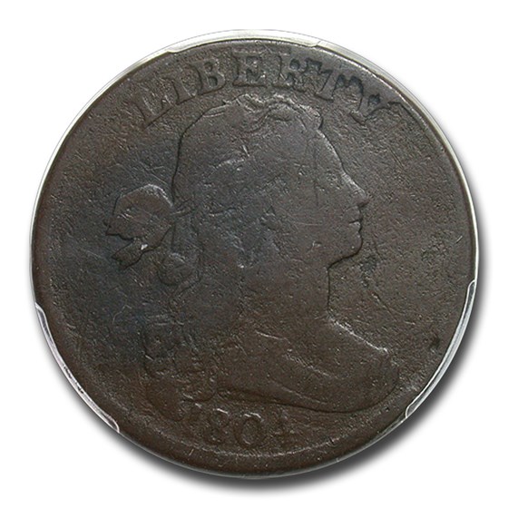 Buy 1804 Draped Bust Large Cent Good-4 PCGS | APMEX