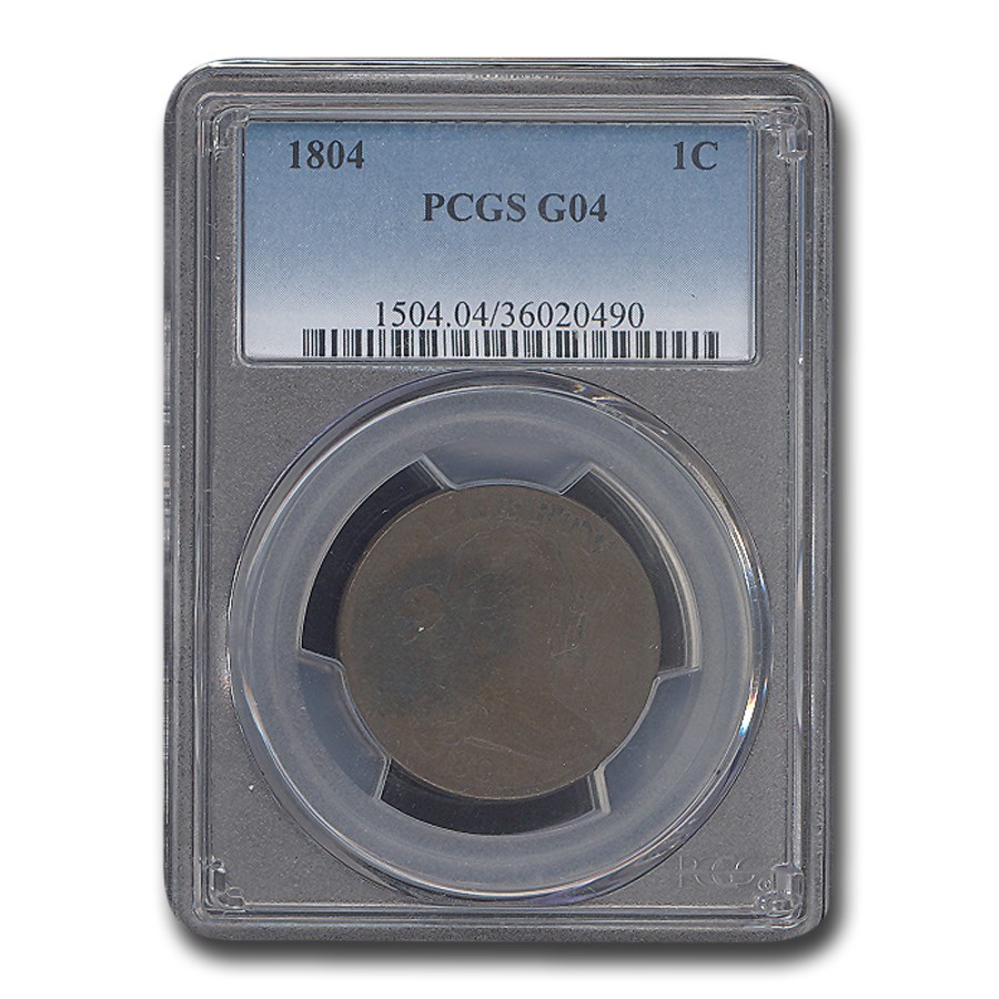 Buy 1804 Draped Bust Large Cent Good-4 PCGS | APMEX