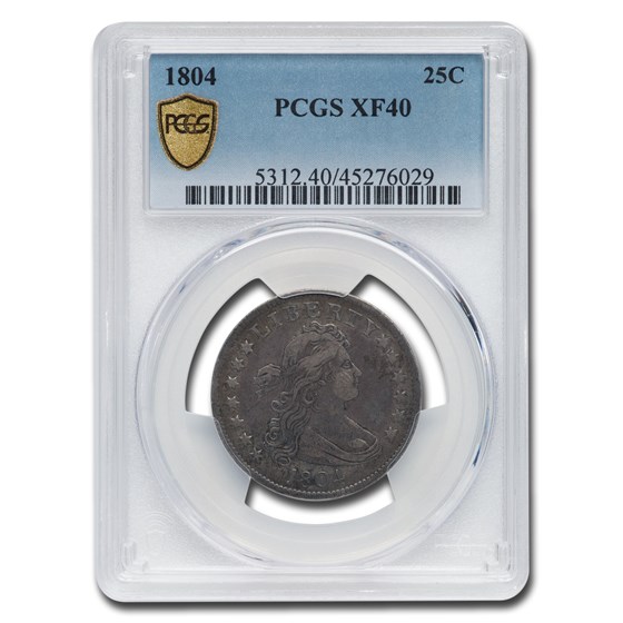 Buy 1804 Draped Bust Quarter XF-40 PCGS | APMEX