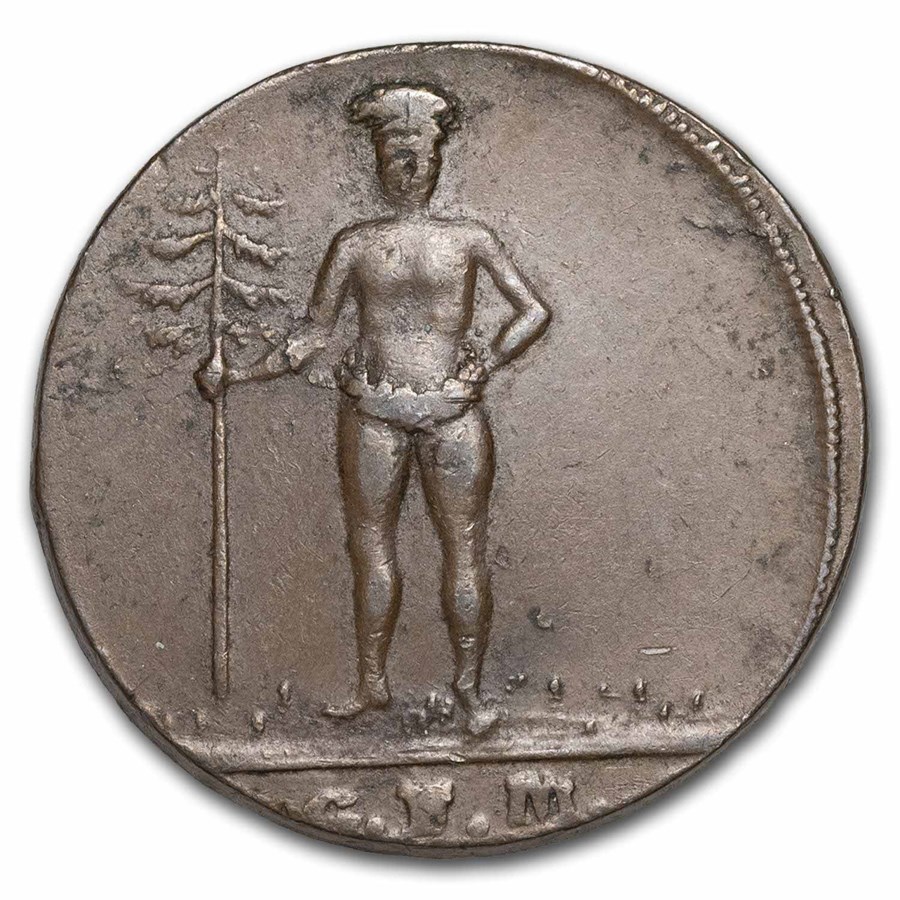 1804-GFM German States Brunswick Copper Pfennig George III XF