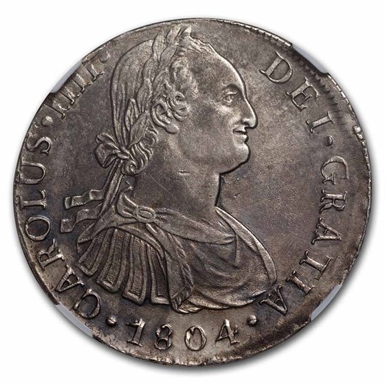 Buy 1804-LIMA JP Peru Silver 8 Reales MS-61 NGC | APMEX