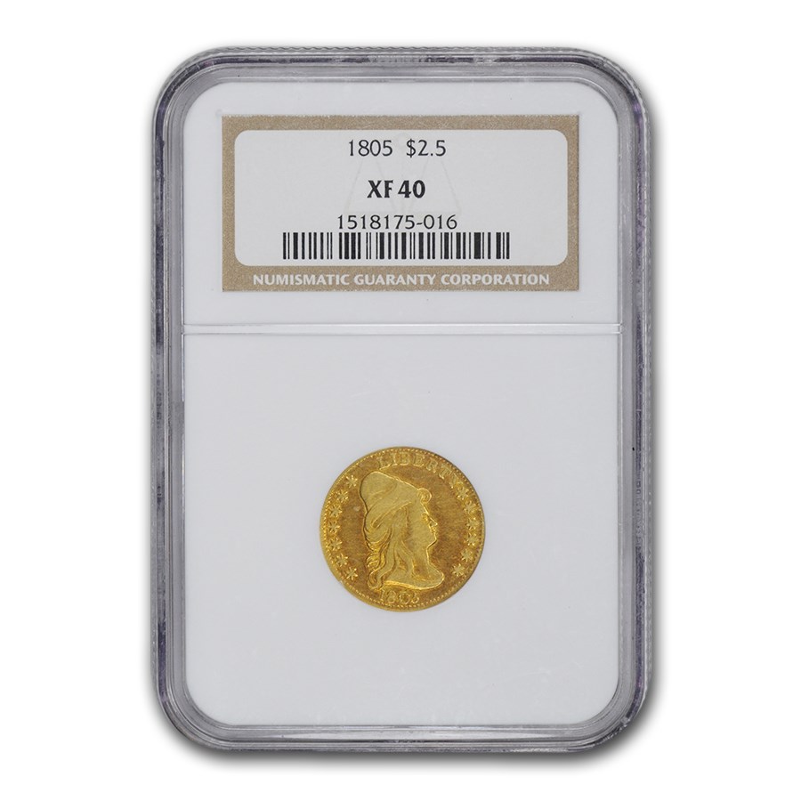 Buy 1805 $2.50 Capped Bust Gold Eagle XF-40 NGC | APMEX