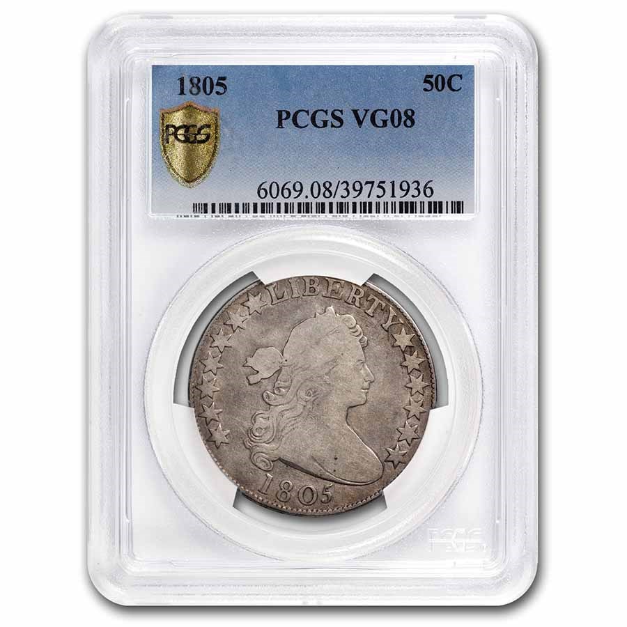 Buy 1805 Bust Half Dollar VG-08 PCGS | APMEX