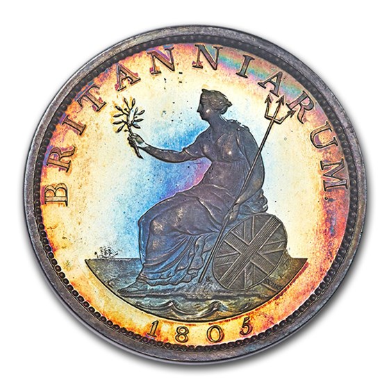 Buy 1805 Great Britain George III 1 Penny Pattern PR-67* UCAM NGC | APMEX