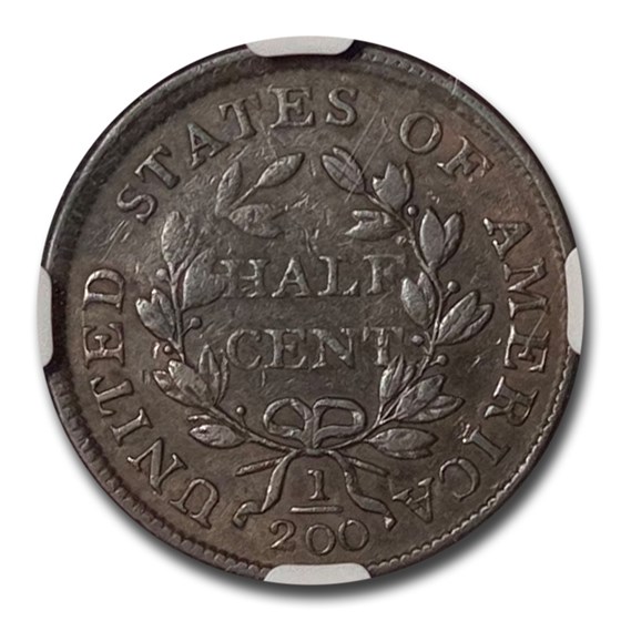 Buy 1806 Draped Bust Half Cent VF-30 PCGS (Small 6, No Stems) | APMEX