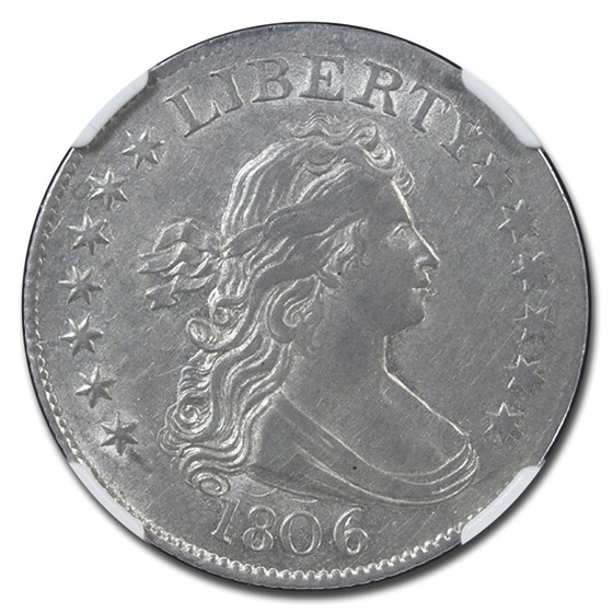 Buy 1806 Draped Bust Quarter AU-55 NGC | APMEX