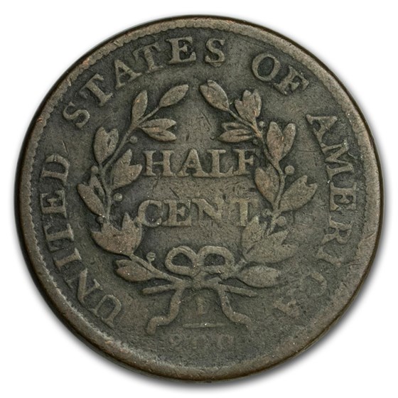 Buy 1806 Half Cent Large 6 w/Stems Fine | APMEX