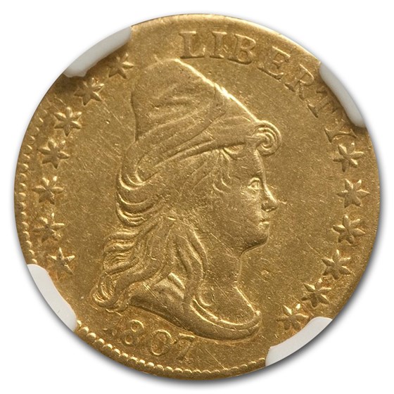 Buy 1807 $2.50 Capped Bust Gold Quarter Eagle AU-53 NGC (BD-1) | APMEX
